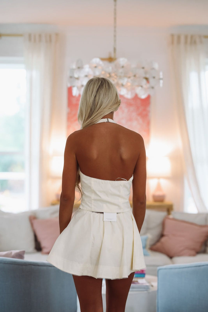 Rae Mini Skort - Ivory – Hazel & Olive