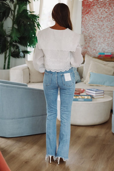 Savoy Blaze High Rise Jeans - Denim - H&O